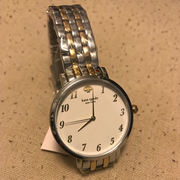 kate spade | Accessories | Kate Spade Silver Gold Watch | Poshmark